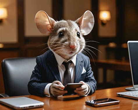 Download Ai Generated Mouse Office Royalty Free Stock Illustration Image Pixabay