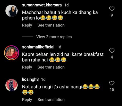 Asha Negi Gets Trolled For Showing Bare Back In Cosy Photos Netizens Urge Her To Wear Clothes