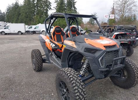 Sold 2021 Polaris Rzr Turbo S 4 Velocity In Puyallup Wa Salvagebid