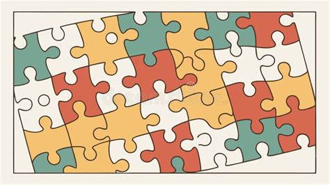 Jigsaw Puzzle Pieces Game And Problemsolving Concept Vector Design Generative Ai Stock Vector