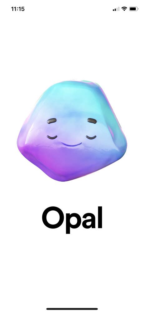 screenshot of opal profile