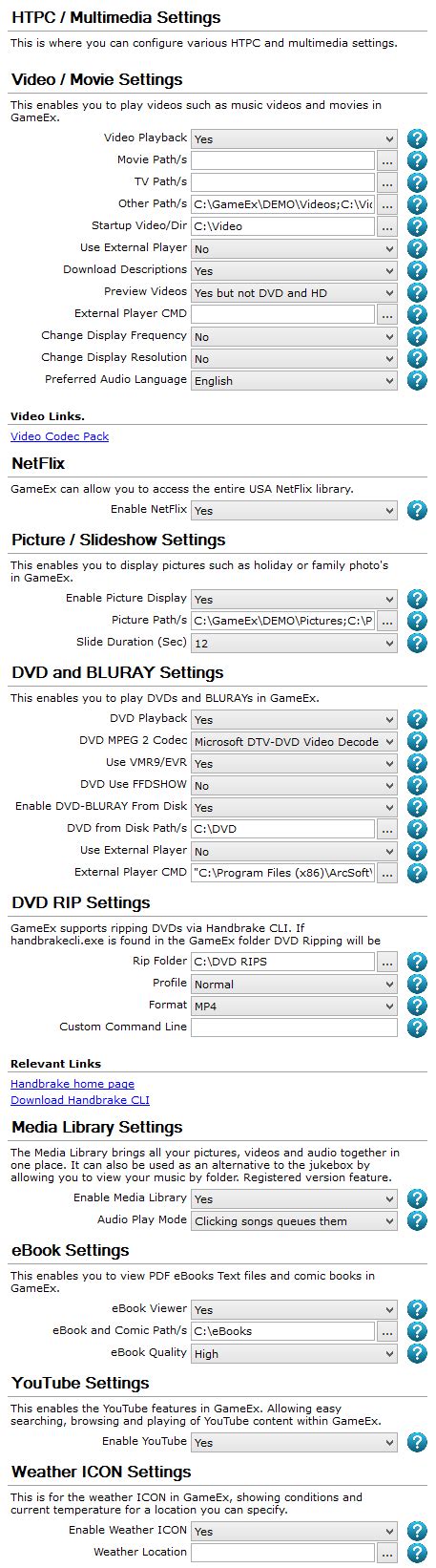 Gameexhtpc Multimedia Settings Setup Wizard Spesoftgameex Wiki
