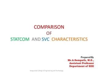 Comparision Of Svc And Statcom PDF Computer Software And Applications Computing