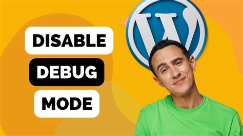 How To Disable Debug Mode On Wordpress With CPanel YouTube