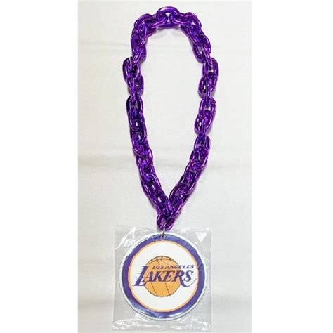 Fan Fave Accessories Los Angeles Lakers Fan Chain Necklace Purple