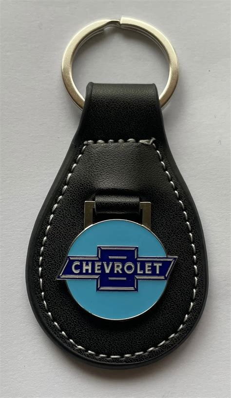 Chevrolet Leather Key Ring All Gassed Up Diecast