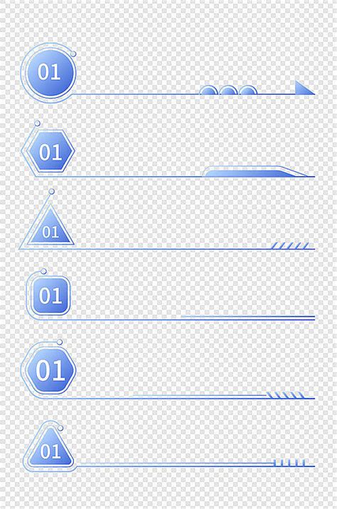 手绘蓝色商务标题栏素材 众图网 花瓣网