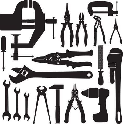 Toolbox With Tools Design Elements Royalty Free Vector Image
