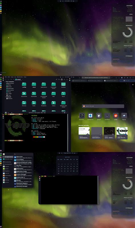 Awesome Void Linux With Modded Xfce4 Panel Whiskermenu Librewolf