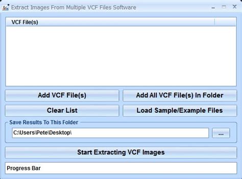 Download Extract Images From Multiple Vcf Files Software V70