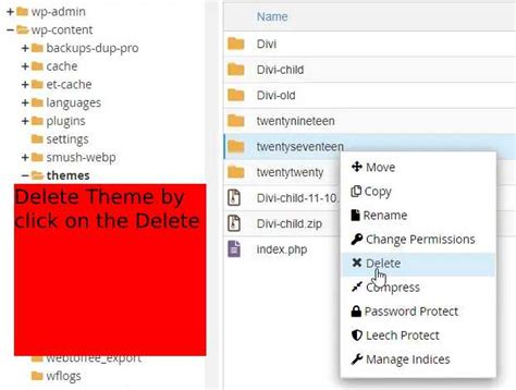 How To Delete Themes In Wordpress Why You Should Codeless