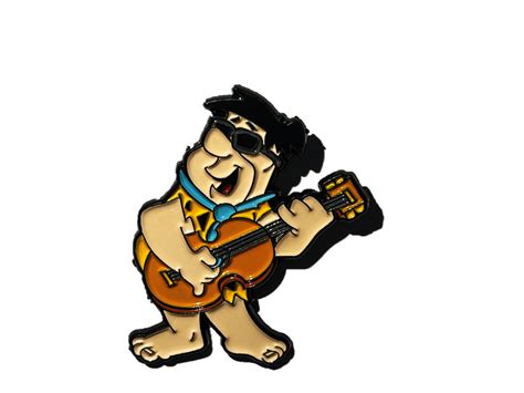 Pedro Picapiedra Con Un Instrumento La Banda De Los Picapiedra Pin