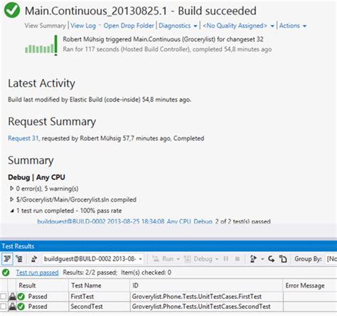 Code Inside Blog Tfs Api Query Testruns Test Ergebnisse Und Unit Test Ergebnisse Bekommen