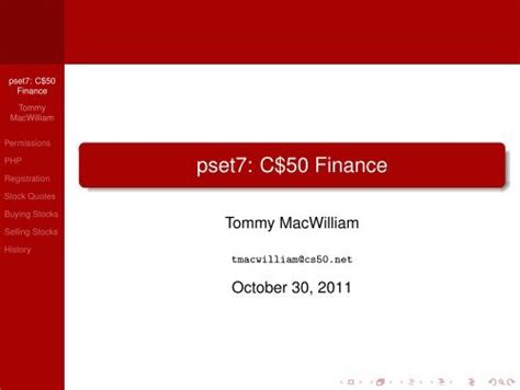 Pset C Finance
