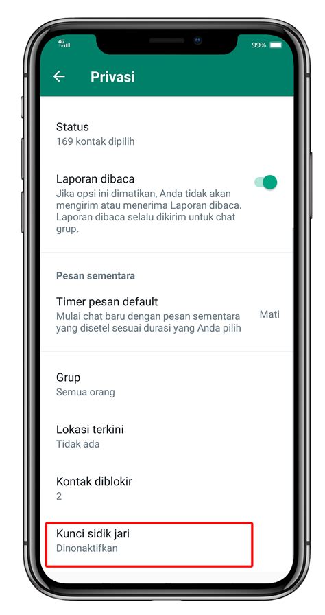 Cara Mengunci Aplikasi Wa