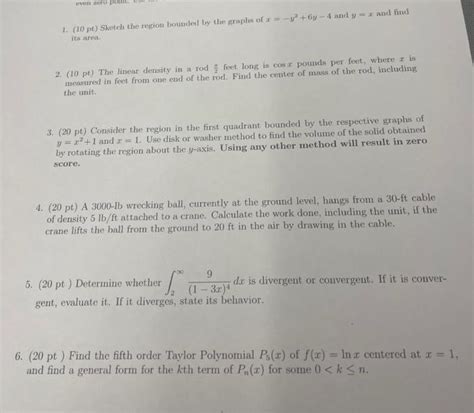 Solved Pt Sketch The Region Bounded By The Graplse Chegg Com