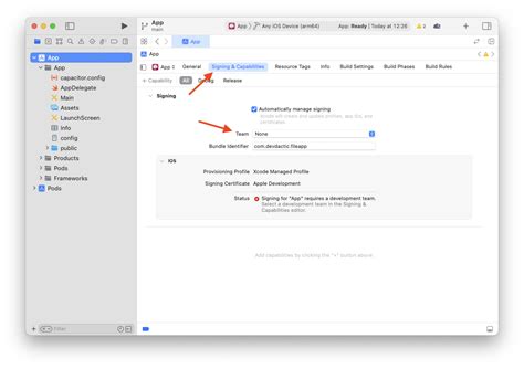 Building And Releasing Your Capacitor IOS App Ionic Blog