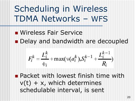 PPT An Overview Of Scheduling Algorithms In Wireless Multimedia Networks PowerPoint