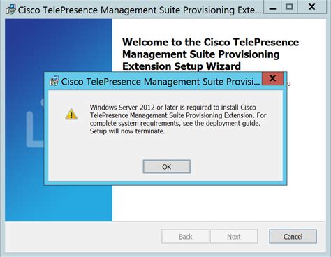 Tmspe V114 Installation Error Cisco Community