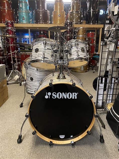Sonor S Classix White Oyster Scandinavian Birch Drum Set Reverb