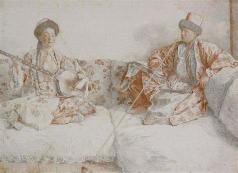 Monsieur Levett Et Mademoiselle Hélène Glavani En Costume Turc Par