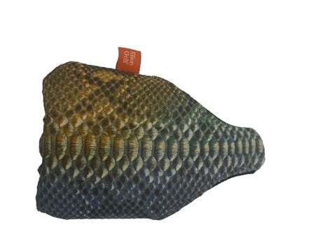 Blue Gold Cream Python Mallet Cover Eliott Golf