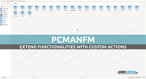 Create Custom Actions In Pcmanfm