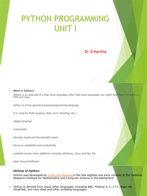 Python Programming Unit I Pdf Data Type Parameter Computer