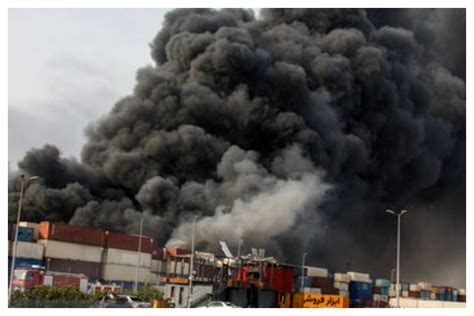 جدیدترین جزئیات از حادثه انفجار بندر شهید رجایی اطفای حریق در مراحل