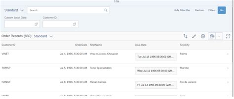 Customising The Smart Table In Ui5 Sap Community