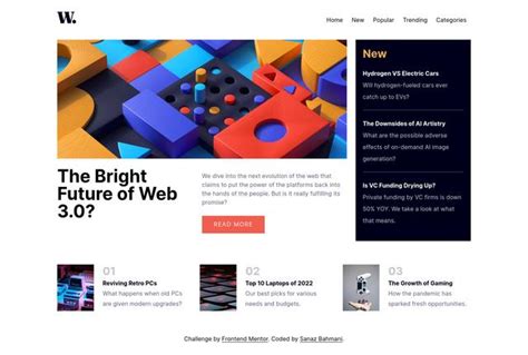 frontend mentor react tailwind css coding challenge solution