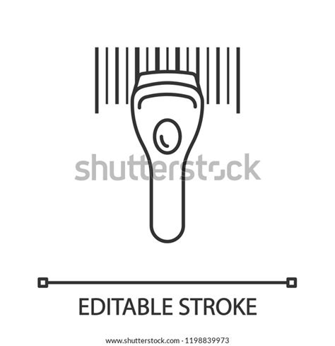 Barcode Scanning Linear Icon Linear Barcode Stock Vector Royalty Free 1198839973 Shutterstock