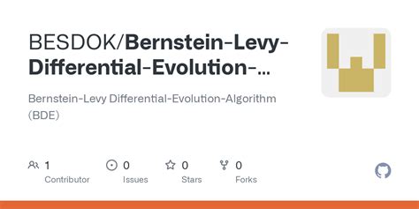 Github Besdokbernstein Levy Differential Evolution Algorithm Bde