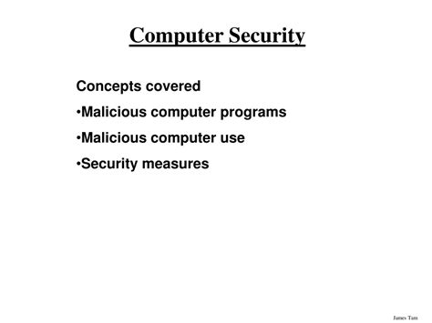 PPT Computer Security PowerPoint Presentation Free Download ID