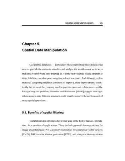 Chapter 5 Spatial Data Manipulation