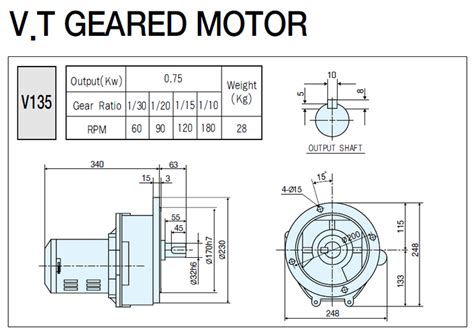 삼양감속기 맥스기어드모터 도면 및 캐드 0 75kw 네이버 블로그