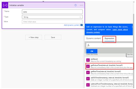 Getfuturetime Functionpower Automate Cloud Flows Kaizenpersonal