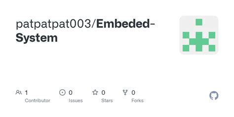 Github Patpatpat003embeded System