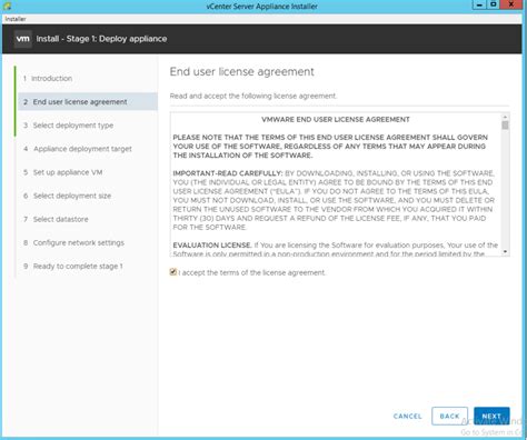VMware VCenter Server 6 7U2 Installation Procedure