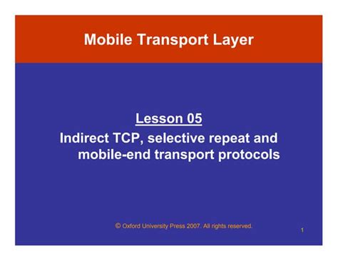 mobile computing indirect tcp pdf