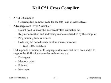 Keil C51 Cross Compiler Gmitweb