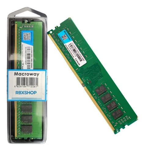 Memoria Ram Macroway Para Pc Ddr4 8gb 3200mhz 1x8gb Desktop Frete grátis