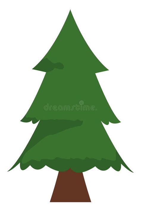 Tree With Leaves Nature Cartoon Stock Vector Illustration Of Ecology Plant 155260328