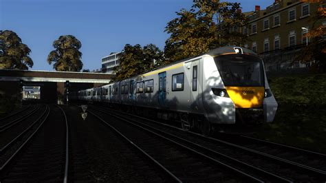 A Thameslink Class 700 Departs Denmark Hill Going Towards Sevenoaks On A Clear Autumn Morning