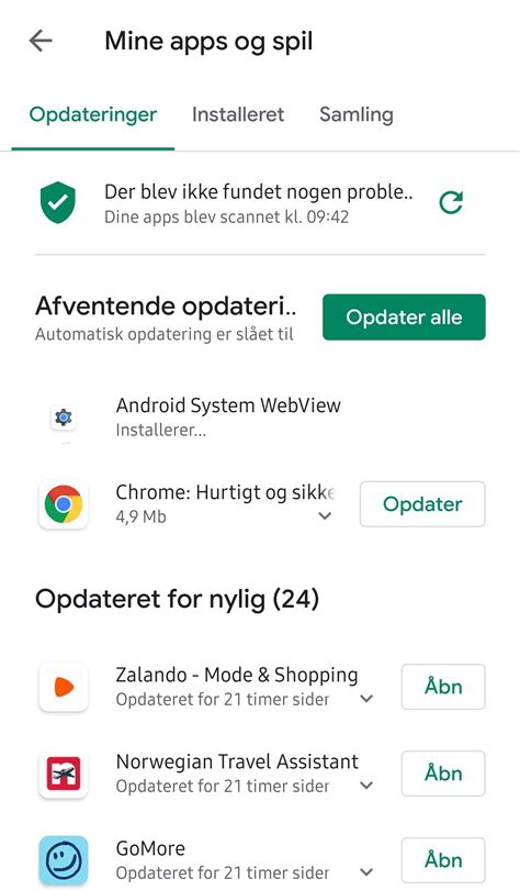 can t seem to update system webview and chrome been stuck like this