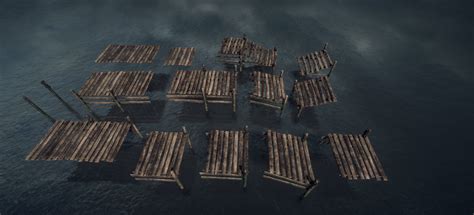 3d Model Modular Dock System Vr Ar Low Poly Cgtrader