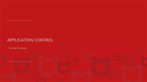 McAfee McAfee Application Control MAC Whitelisting PPTX