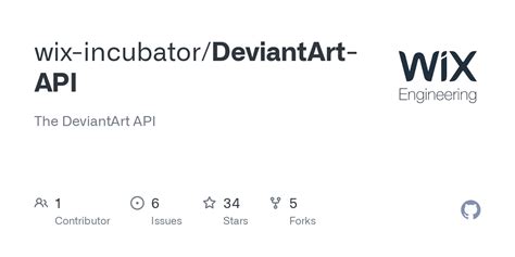 GitHub Wix Incubator DeviantArt API The DeviantArt API