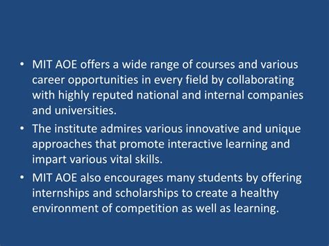 Ppt Mit Aoe Bridging The Gap Between Academia And Industry Powerpoint Presentation Id10894010