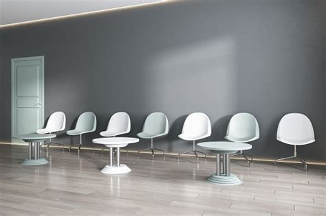 목재 바닥 좌석 커피 테이블 및 벽에 햇빛이있는 현대적인 콘크리트 공공 인테리어 대기 영역 개념 3d 렌더링 0명에 대한 스톡 사진 및 기타 이미지 Istock